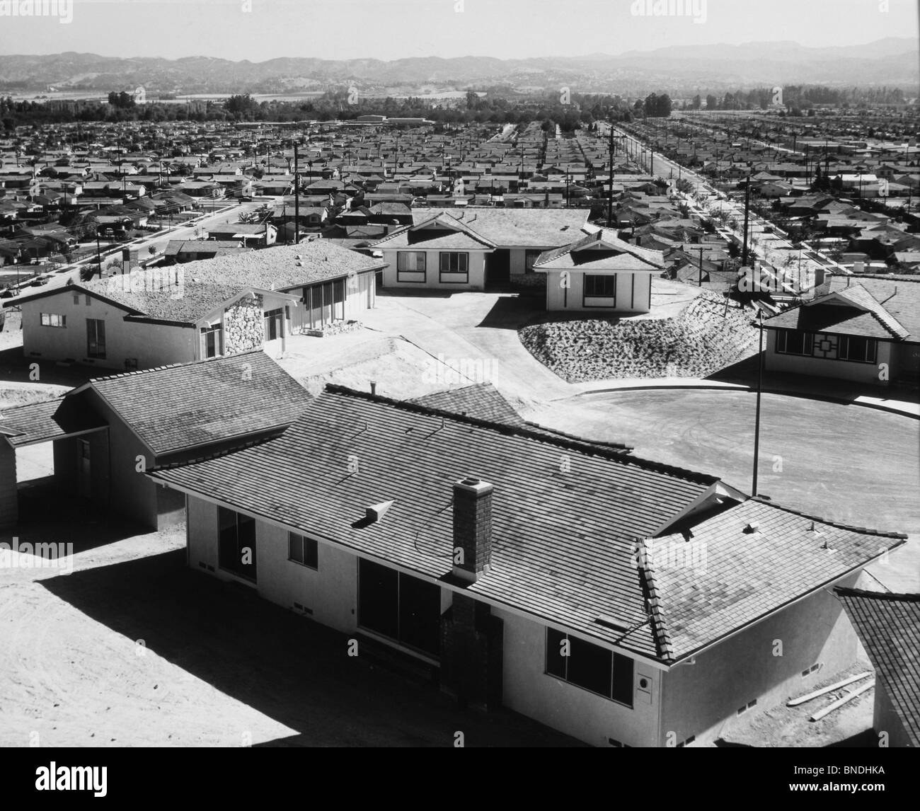 High angle of building structure Black and White Stock Photos & Images ...
