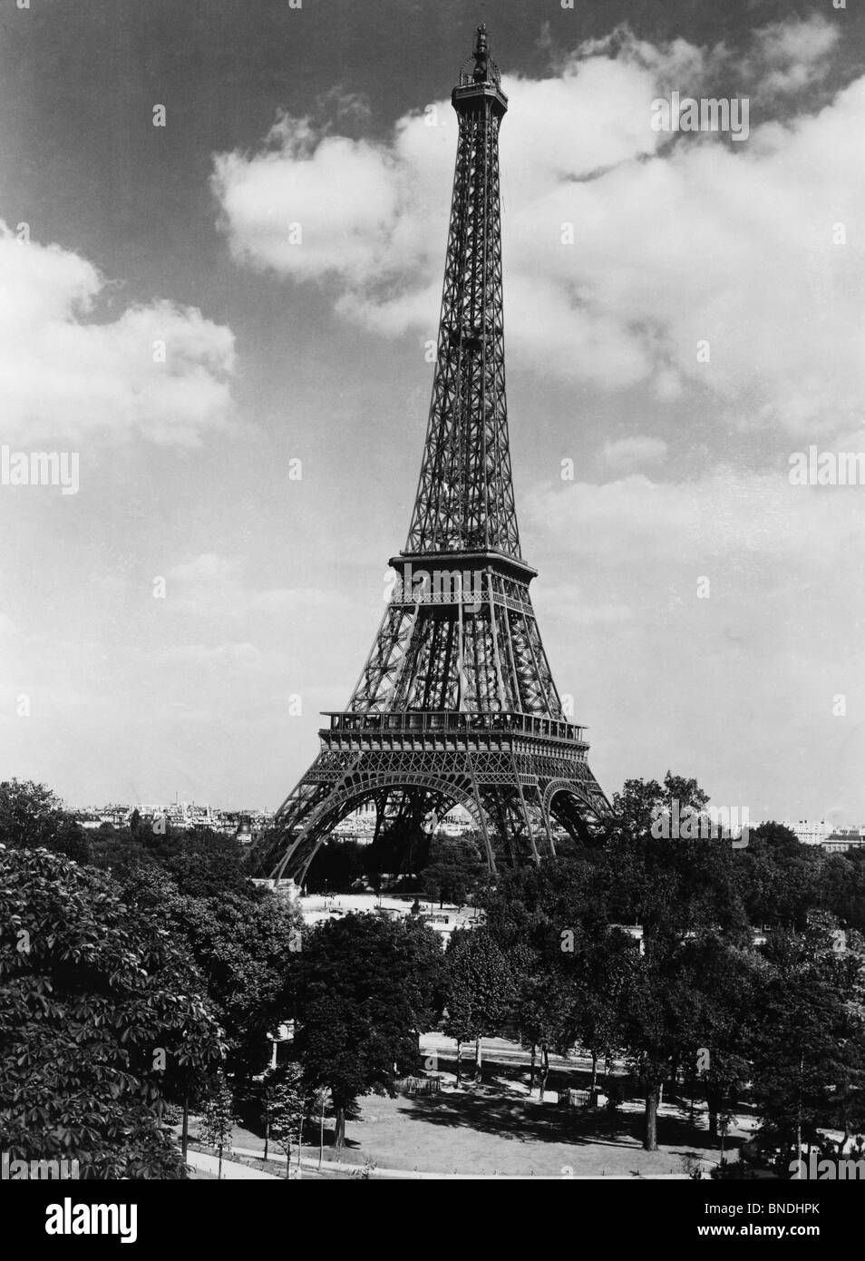 Eiffel tower monument france Black and White Stock Photos & Images - Alamy
