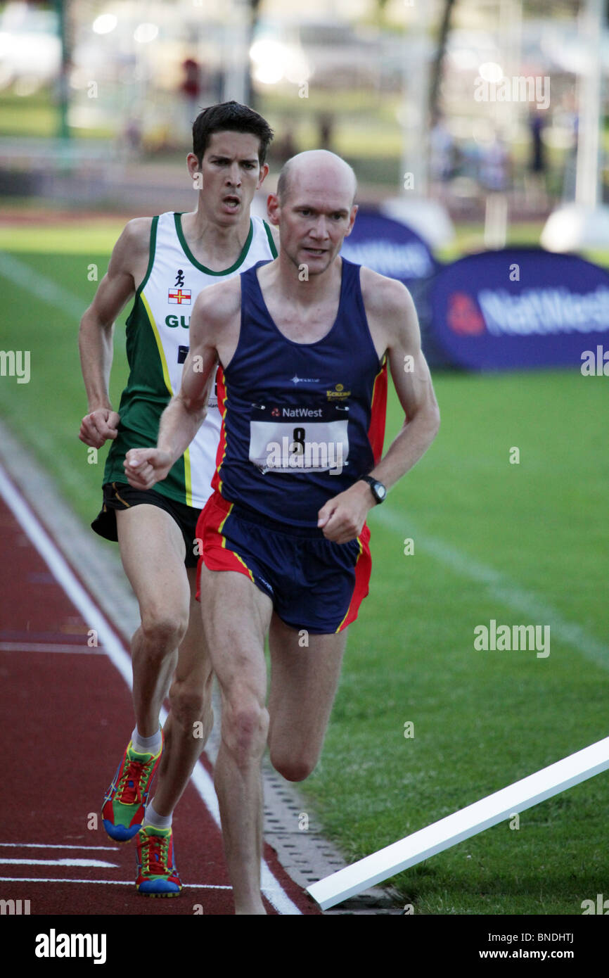 Lee Merrien Guernsey beats Janne Holmén Åland in 5,000m at Natwest ...