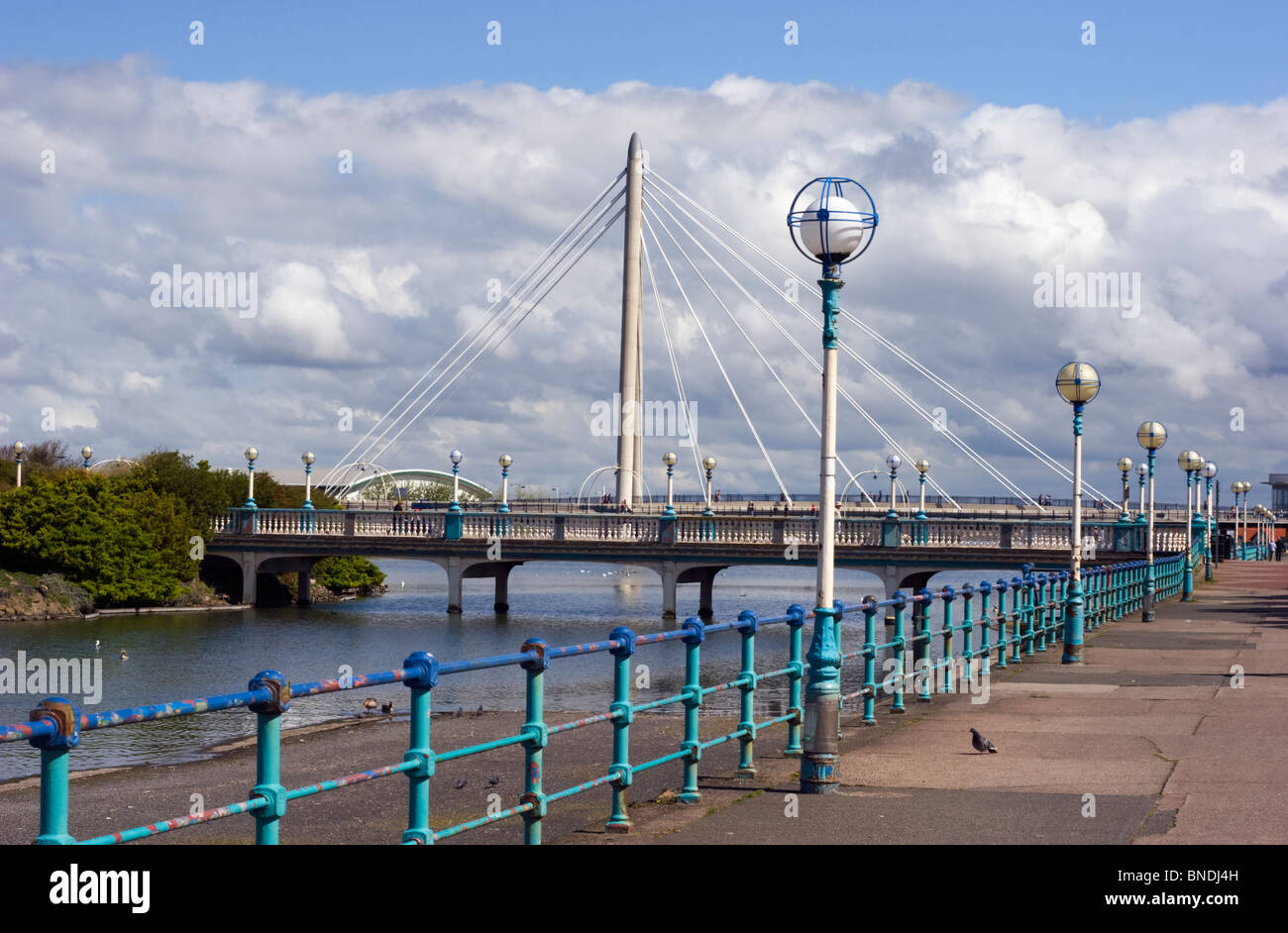 Marine way bridge southport hi-res stock photography and images - Alamy