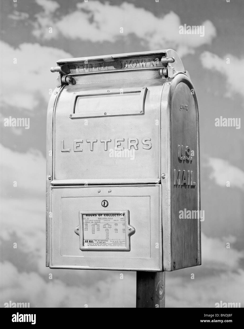 American mailbox Black and White Stock Photos & Images - Alamy