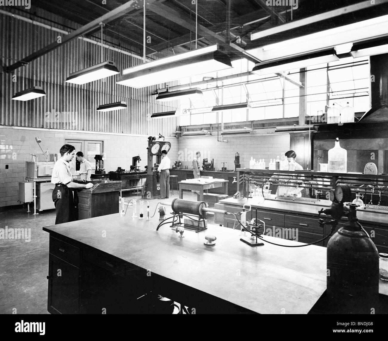 Science Lab Black And White