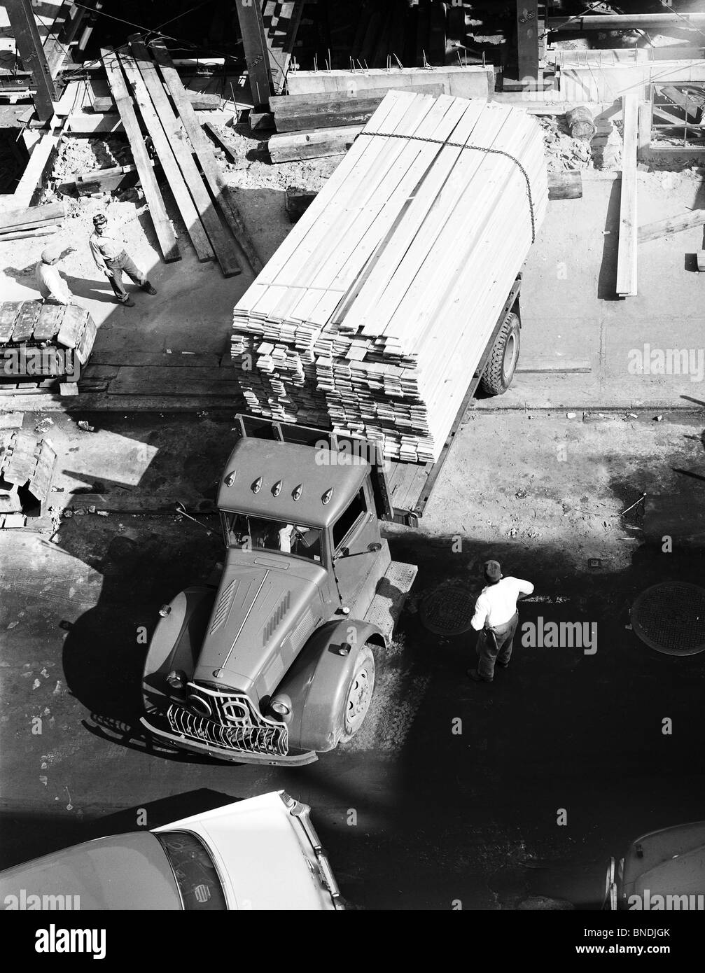 Two people stand Black and White Stock Photos & Images - Alamy