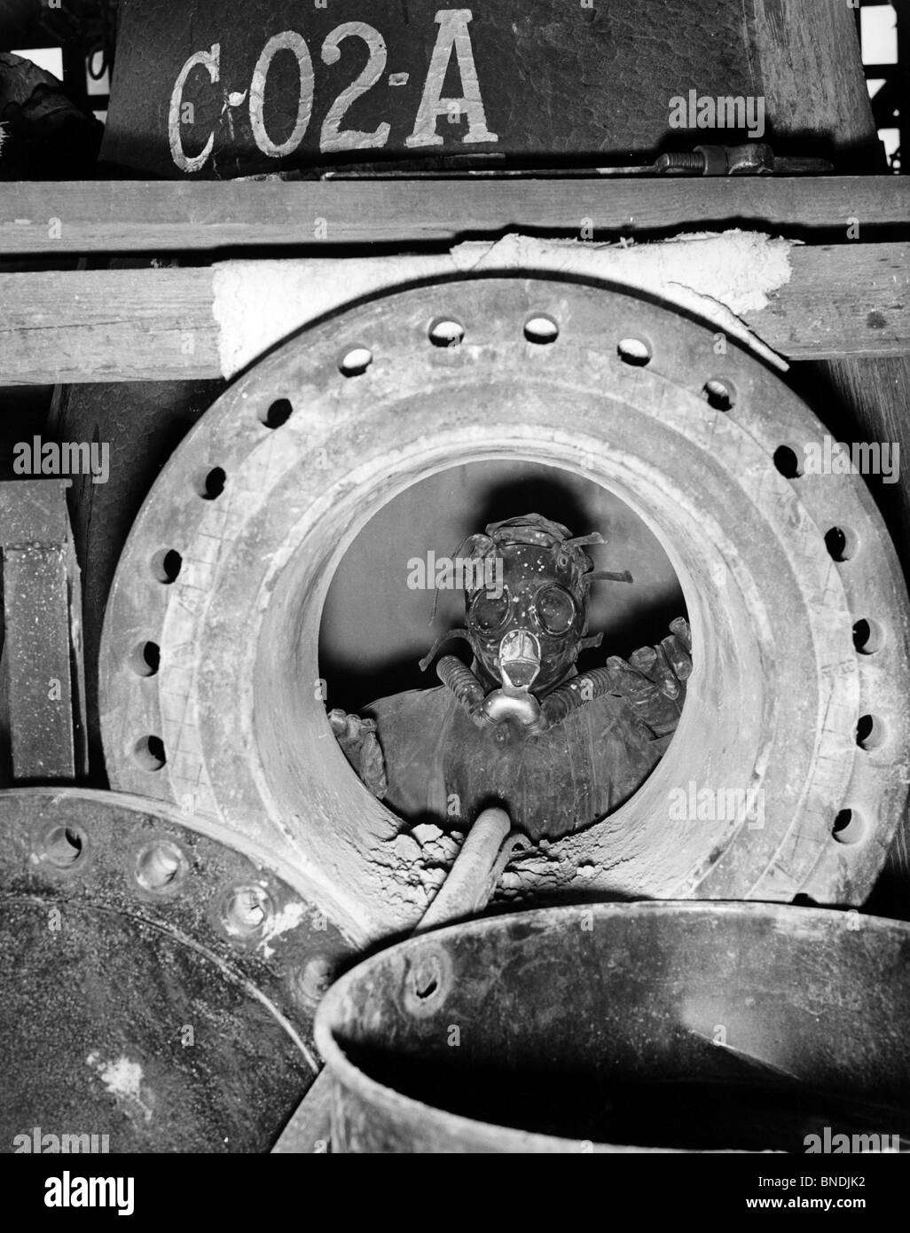 Safety factory Black and White Stock Photos & Images - Alamy