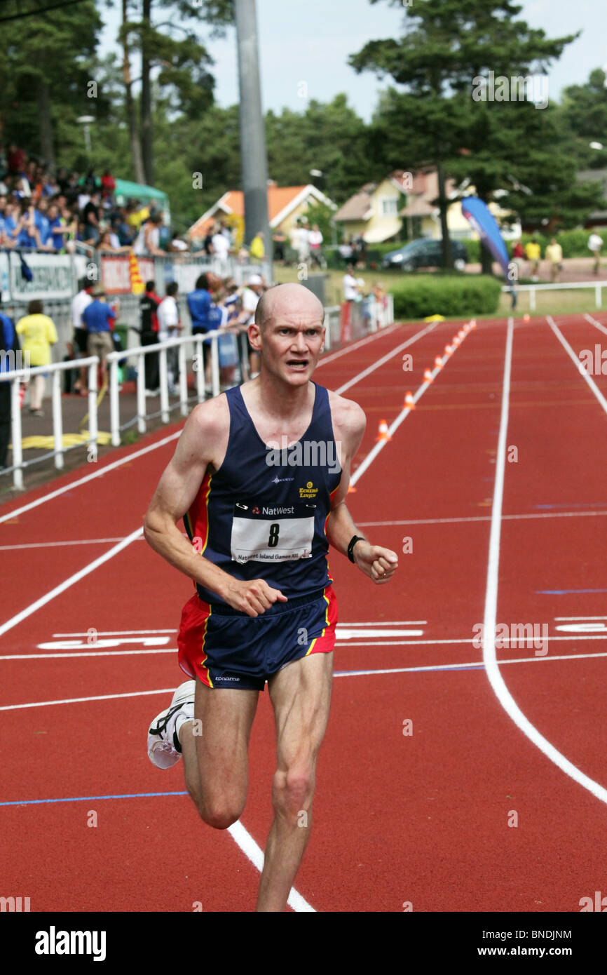 Janne Holmén last race Åland wins half marathon Natwest Island Games ...