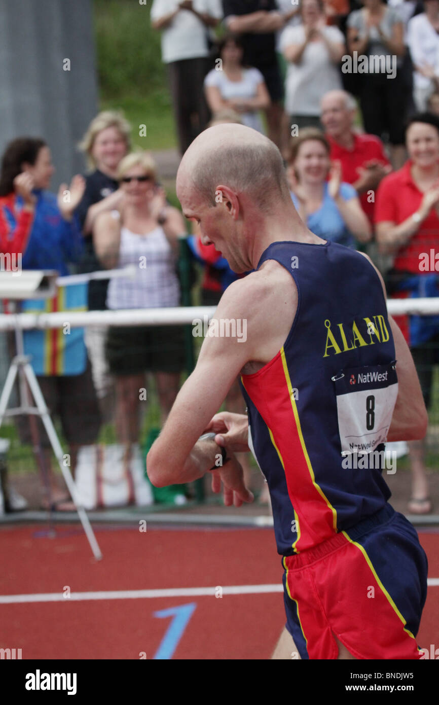 Janne Holmén last race Åland wins half marathon Natwest Island Games ...