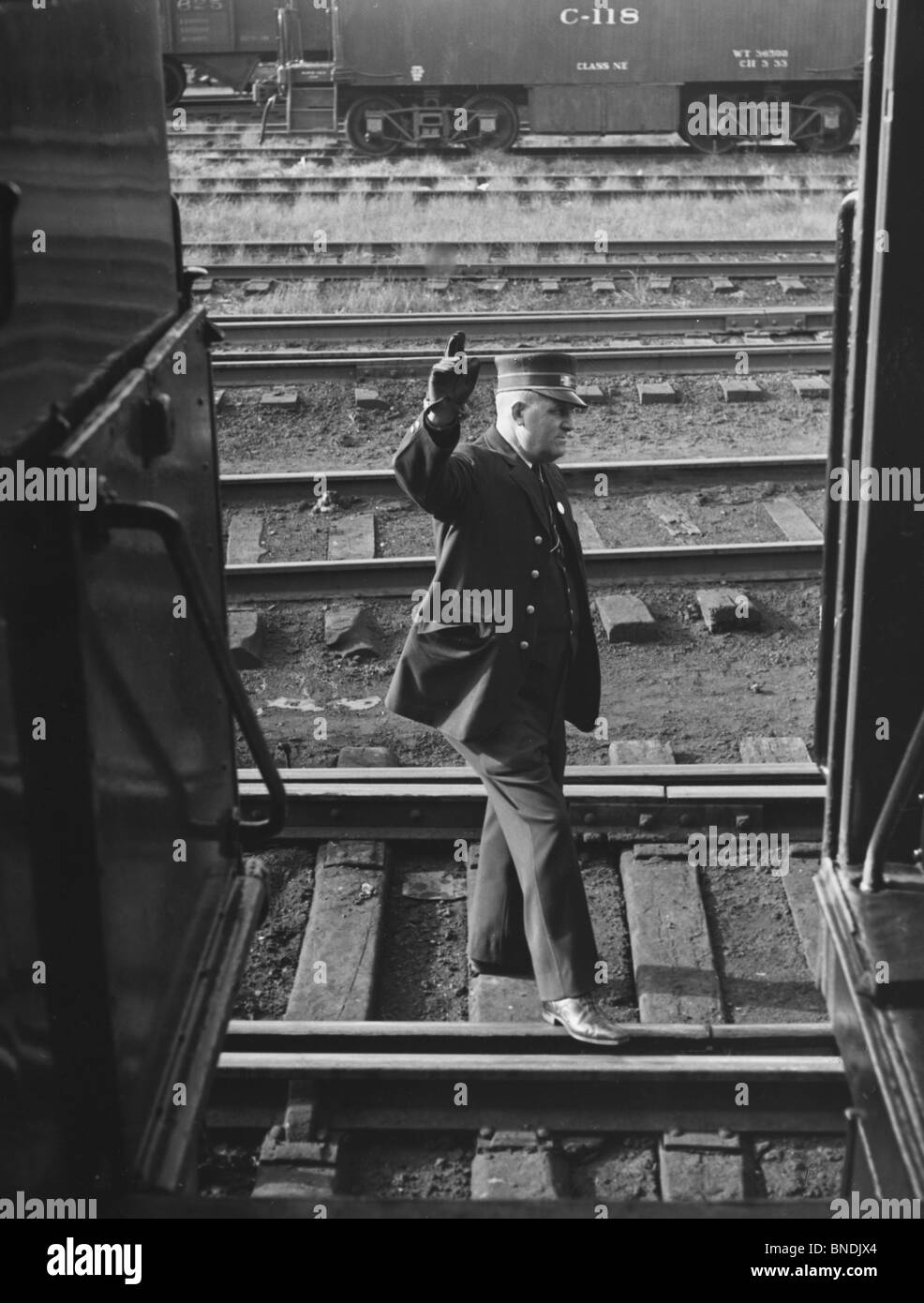 Train track travel Black and White Stock Photos & Images - Alamy