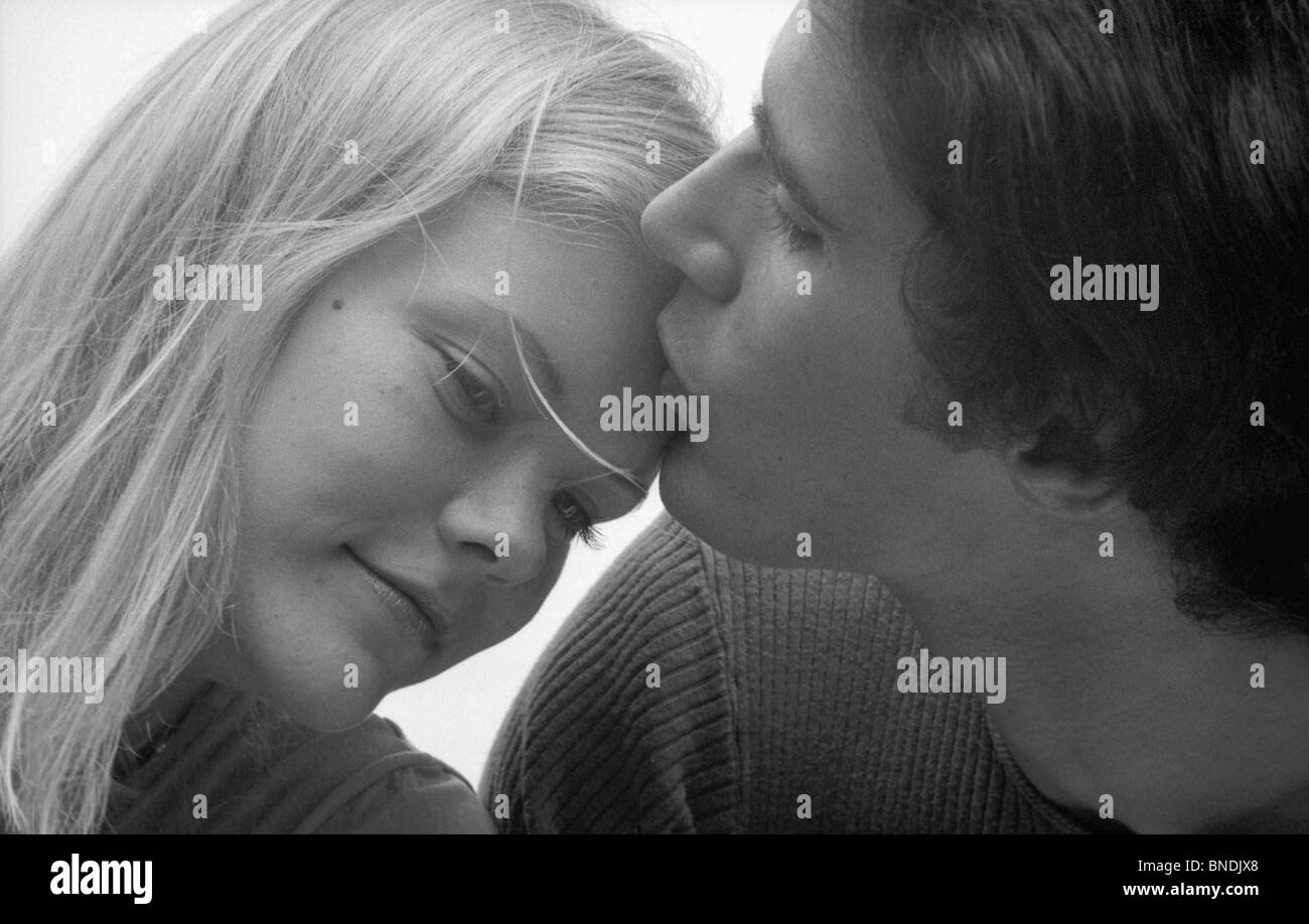 Forehead to forehead Black and White Stock Photos & Images - Alamy