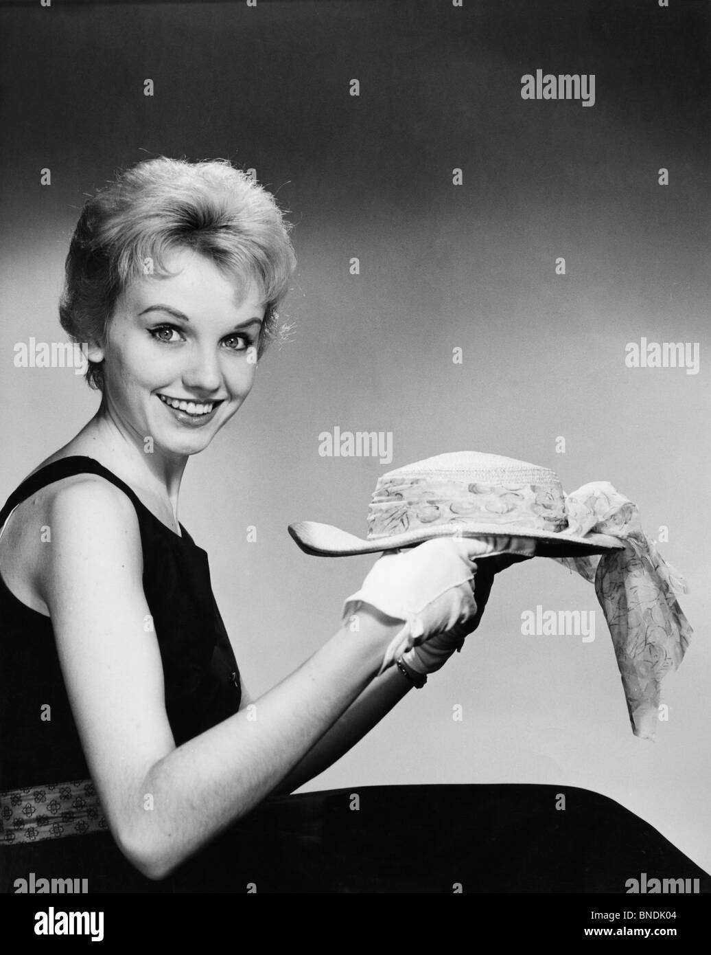 Three young people one Black and White Stock Photos & Images - Alamy