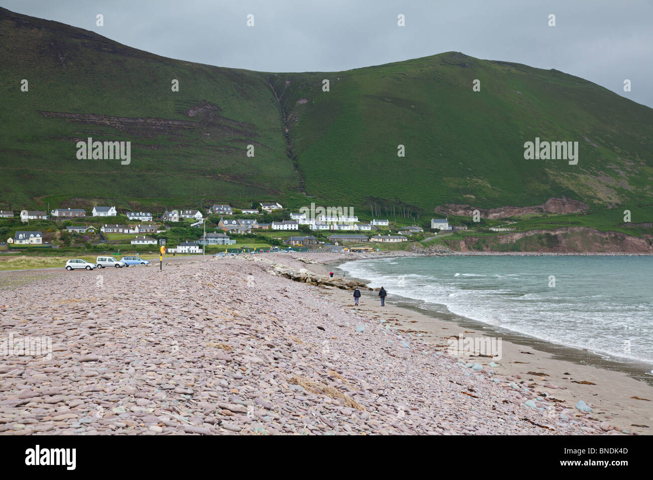 Rossbeigh beach on a gloomy day, Co. Kerry, Ireland Stock Photo - Alamy