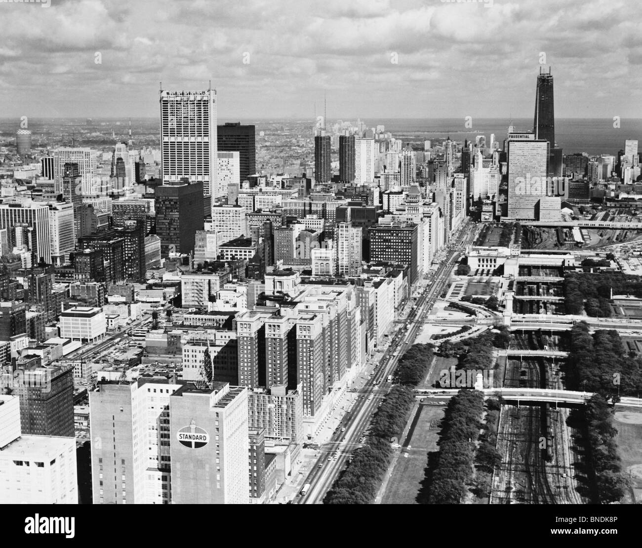 Chicago illinois cook county Black and White Stock Photos & Images - Alamy