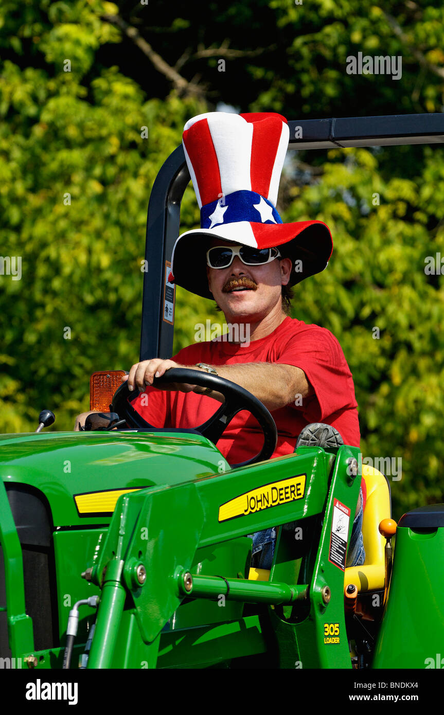 American flag top hat hi-res stock photography and images - Alamy