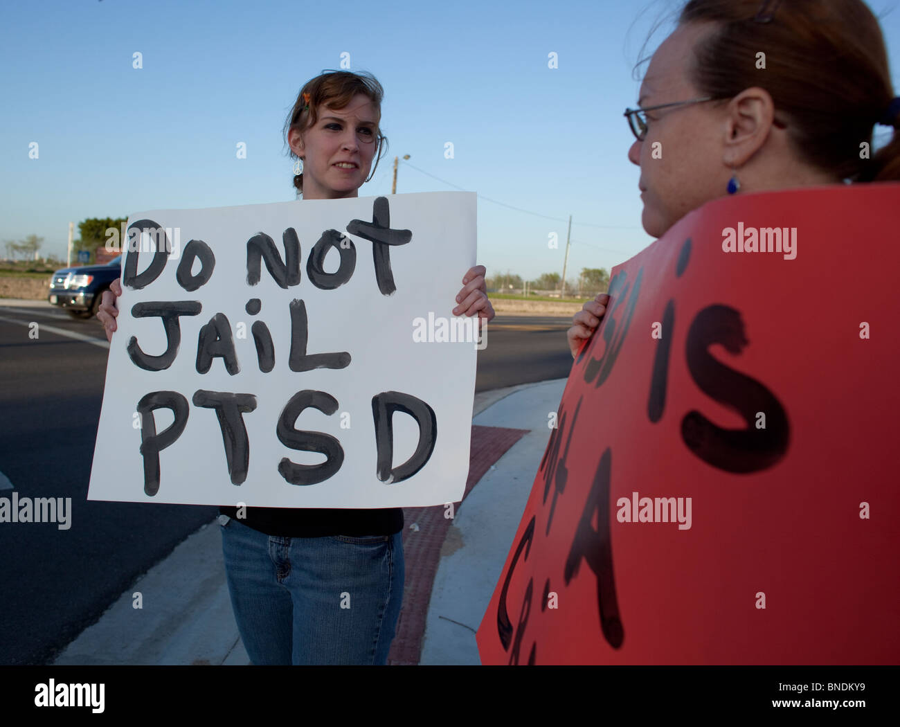 Protesters near Fort Hood Army Base decry the 30-day sentence of a ...