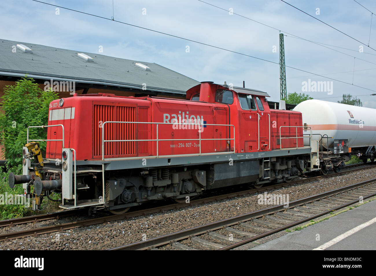Railion freight train Stock Photo - Alamy