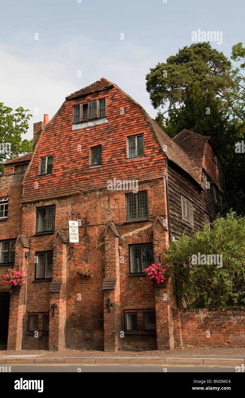 Bourne Mill Antiques Centre Farnham Surrey Stock Photo - Alamy