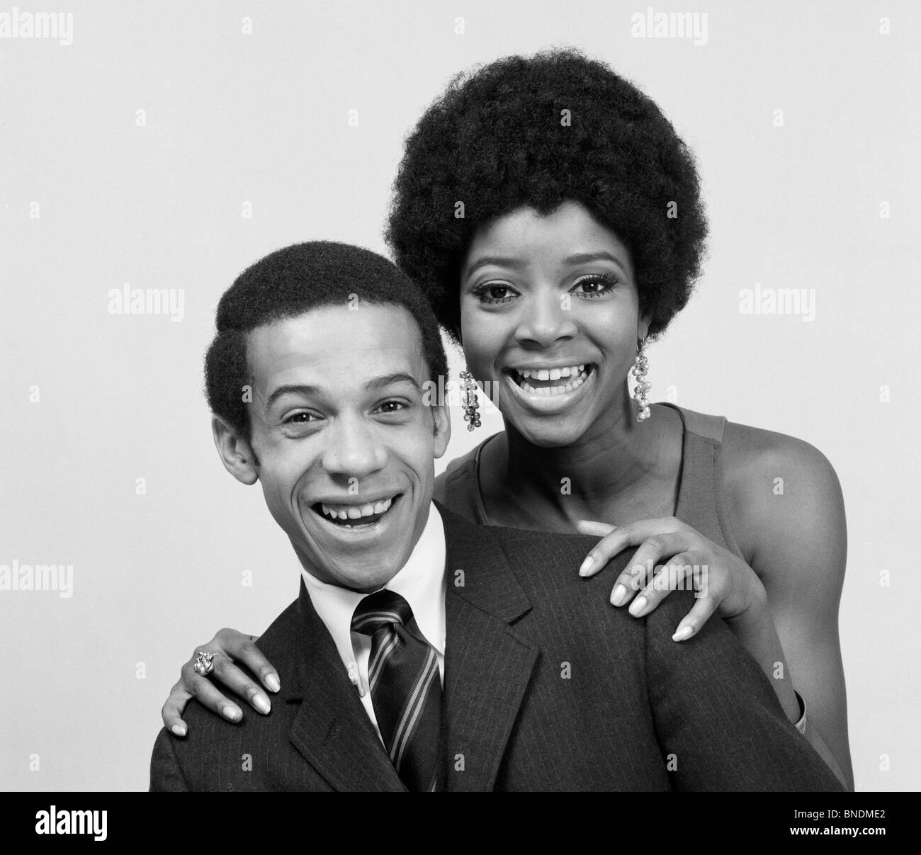 Studio portrait couple Black and White Stock Photos & Images - Alamy