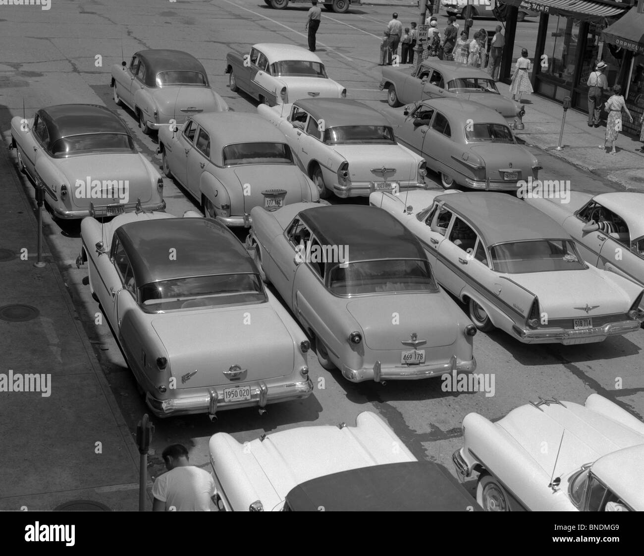 A road line Black and White Stock Photos & Images - Alamy