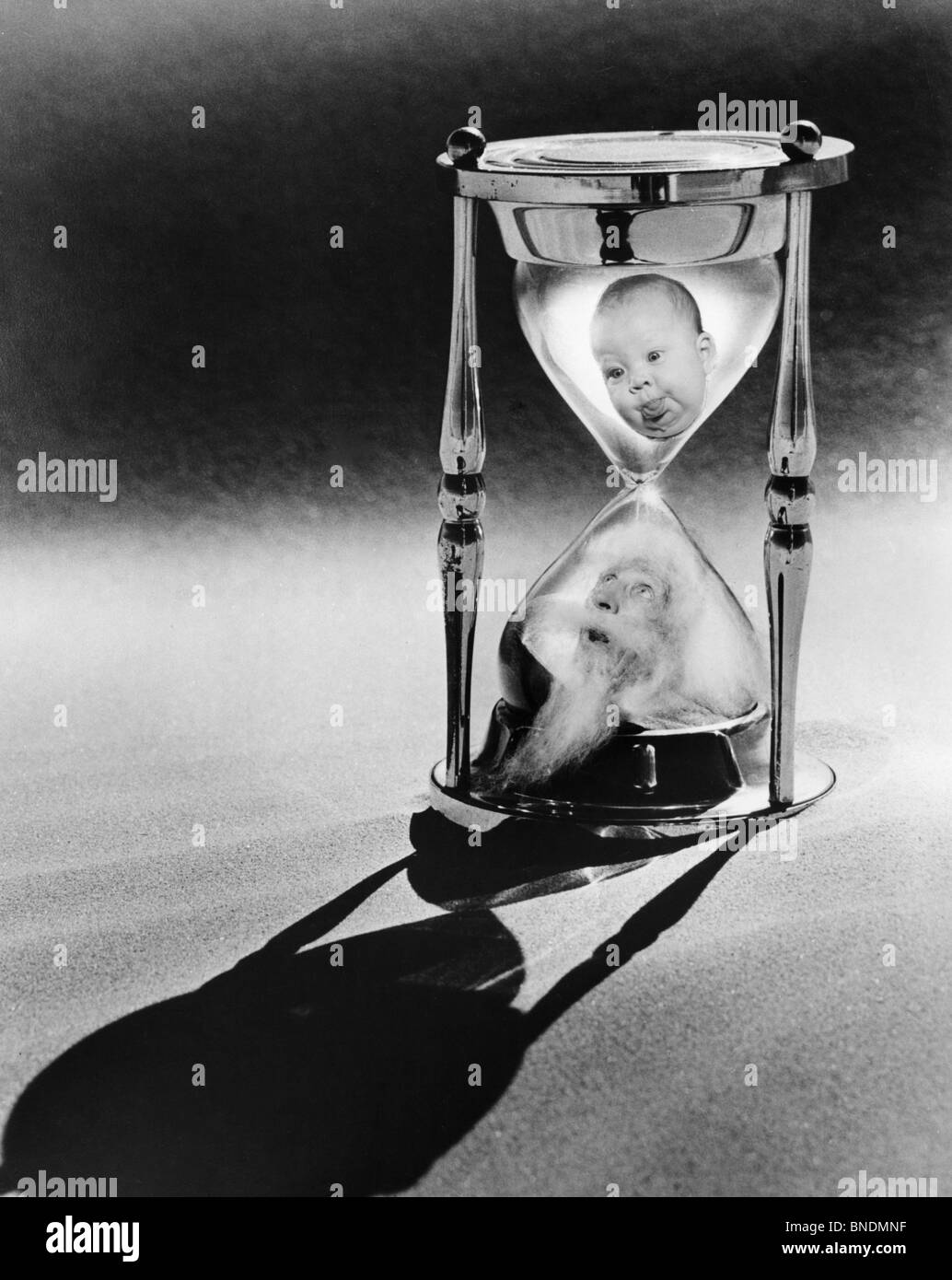 One man and boy Black and White Stock Photos & Images - Alamy