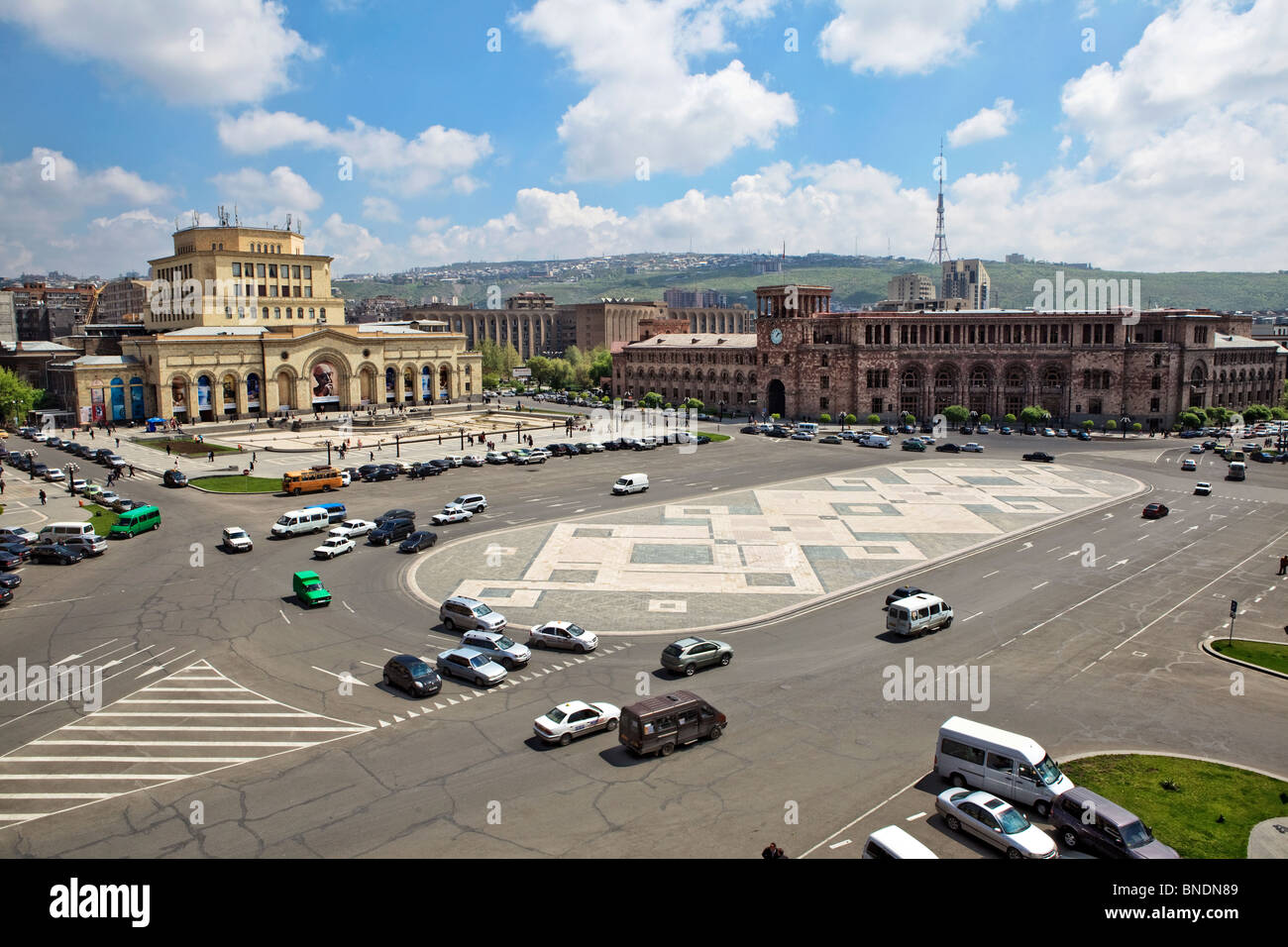 Republic Square, Yerevan, Armenia Stock Photo - Alamy