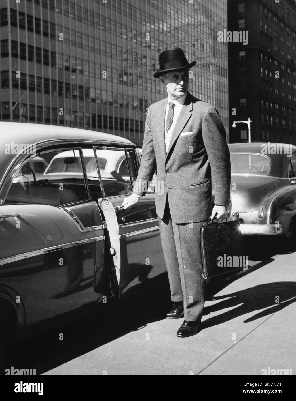 Front view car door Black and White Stock Photos & Images - Alamy