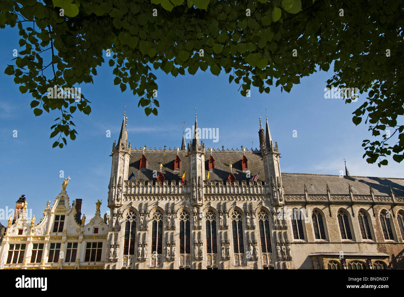 Belgium, Bruges, City Hall, Burg Square Stock Photo - Alamy