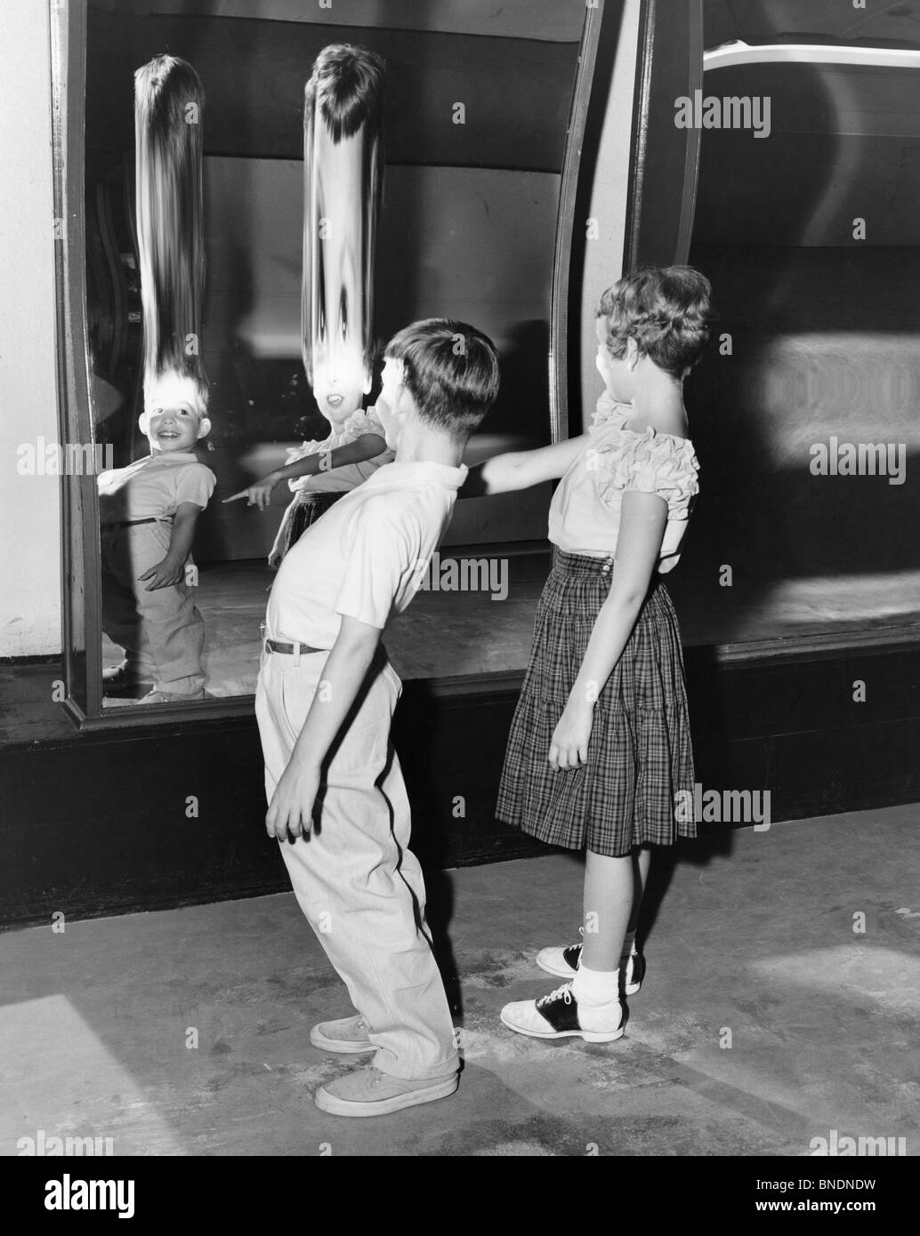 Funhouse Mirror Reflection