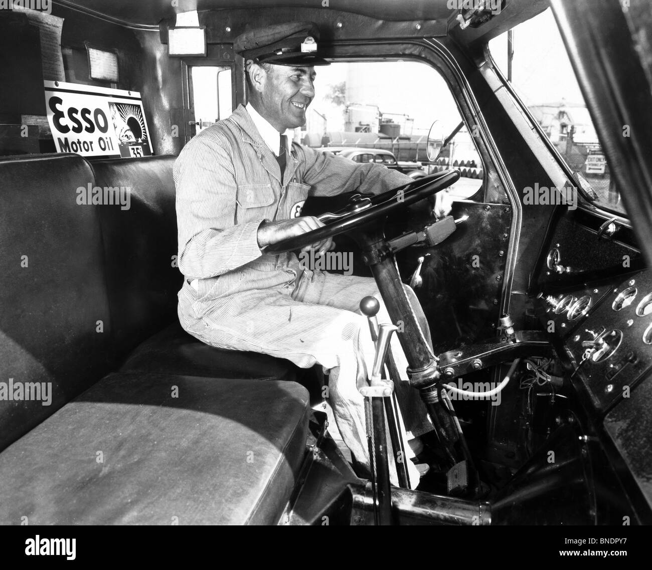 One truck only Black and White Stock Photos & Images - Alamy