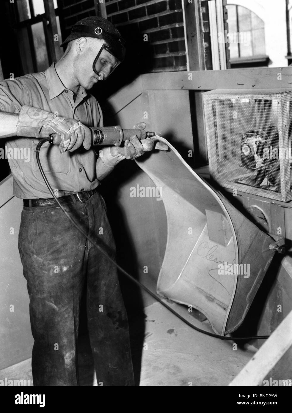 Vintage welder Black and White Stock Photos & Images - Alamy