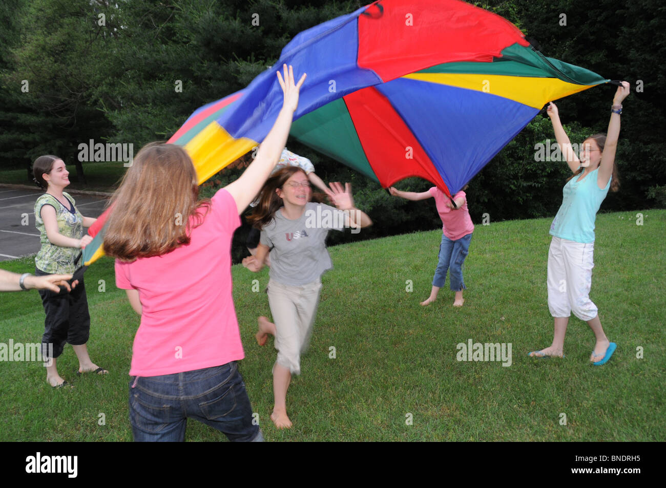 children playing games Stock Photo - Alamy
