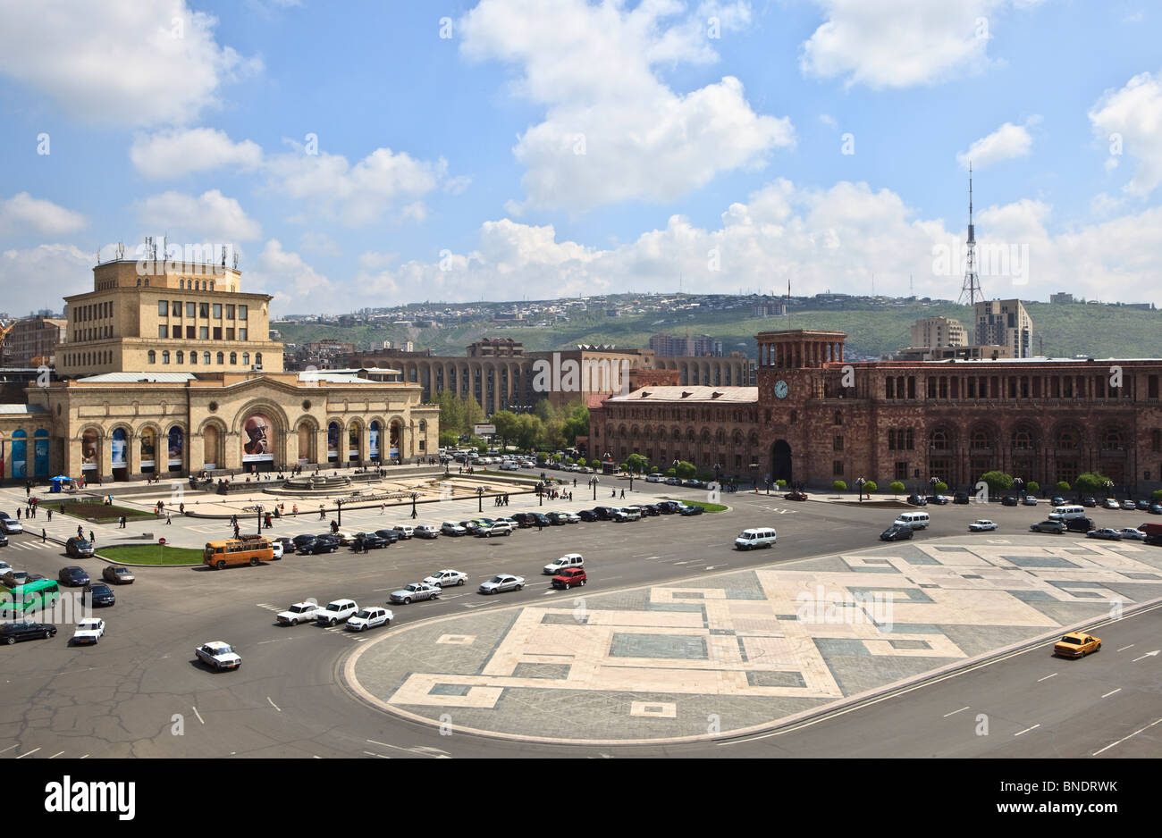 Republic Square, Yerevan, Armenia Stock Photo - Alamy