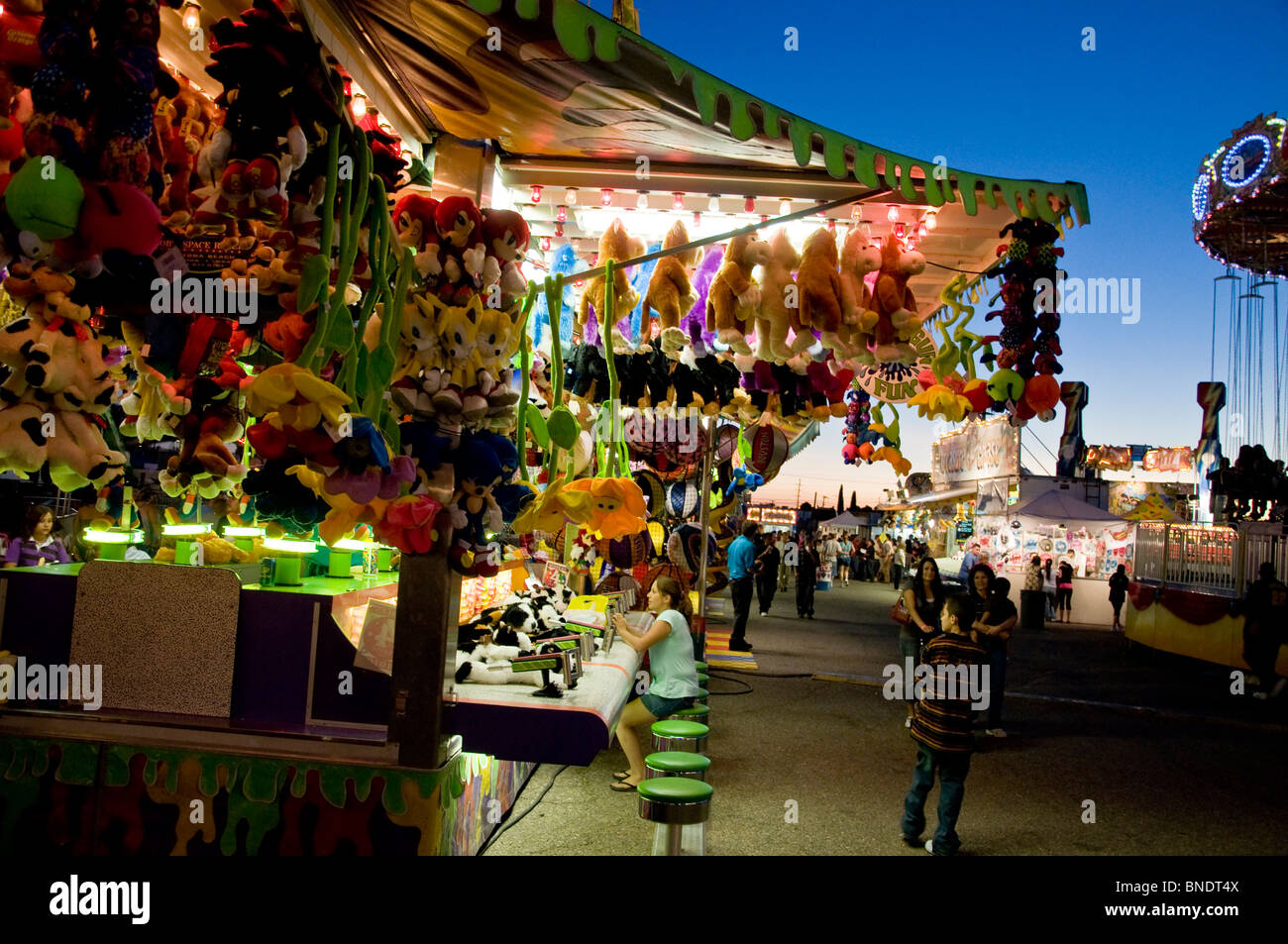 People in a state fair, New Mexico State Fair, Route 66, Albuquerque ...
