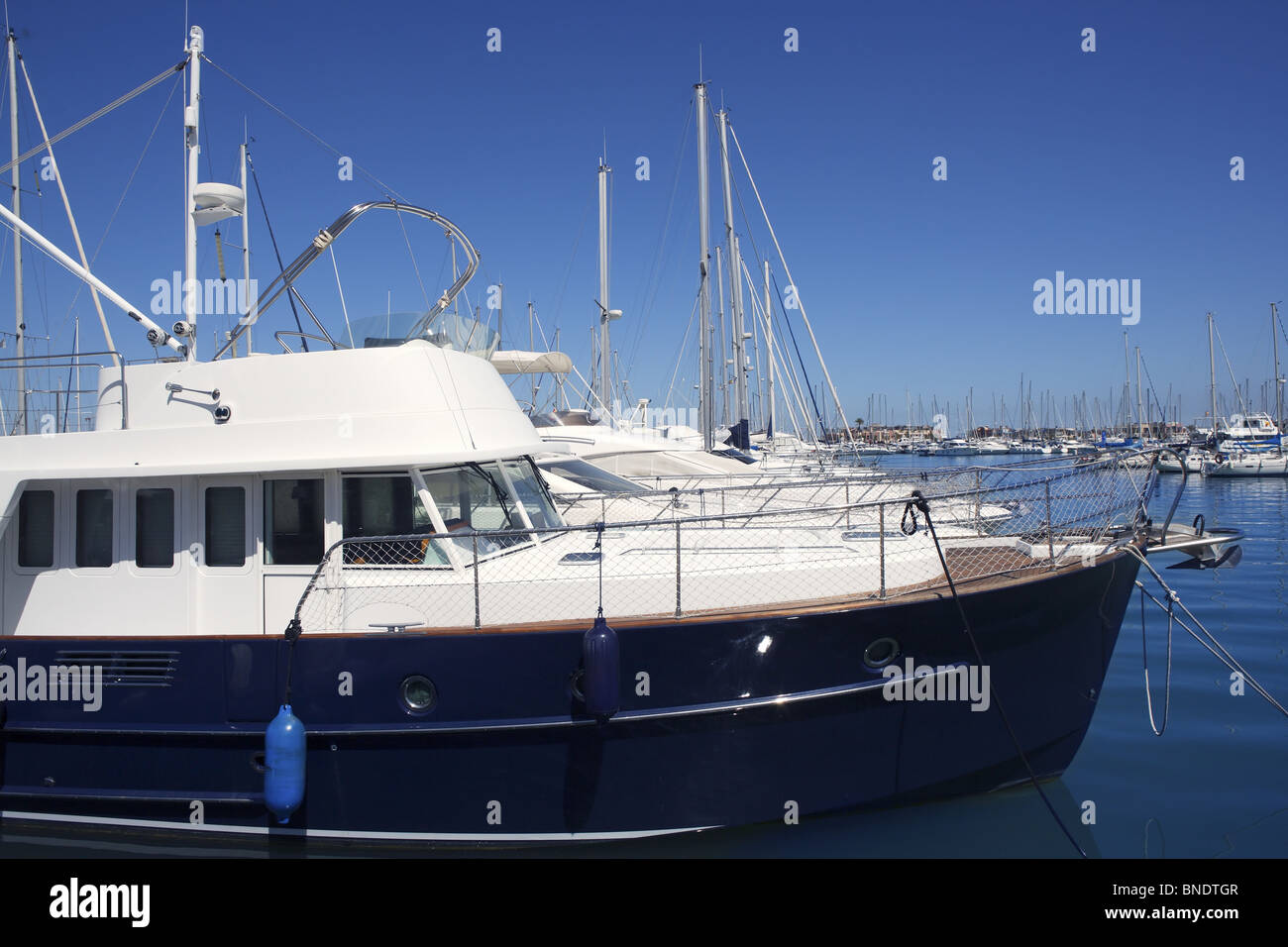 Light blue motorboat hi-res stock photography and images - Alamy