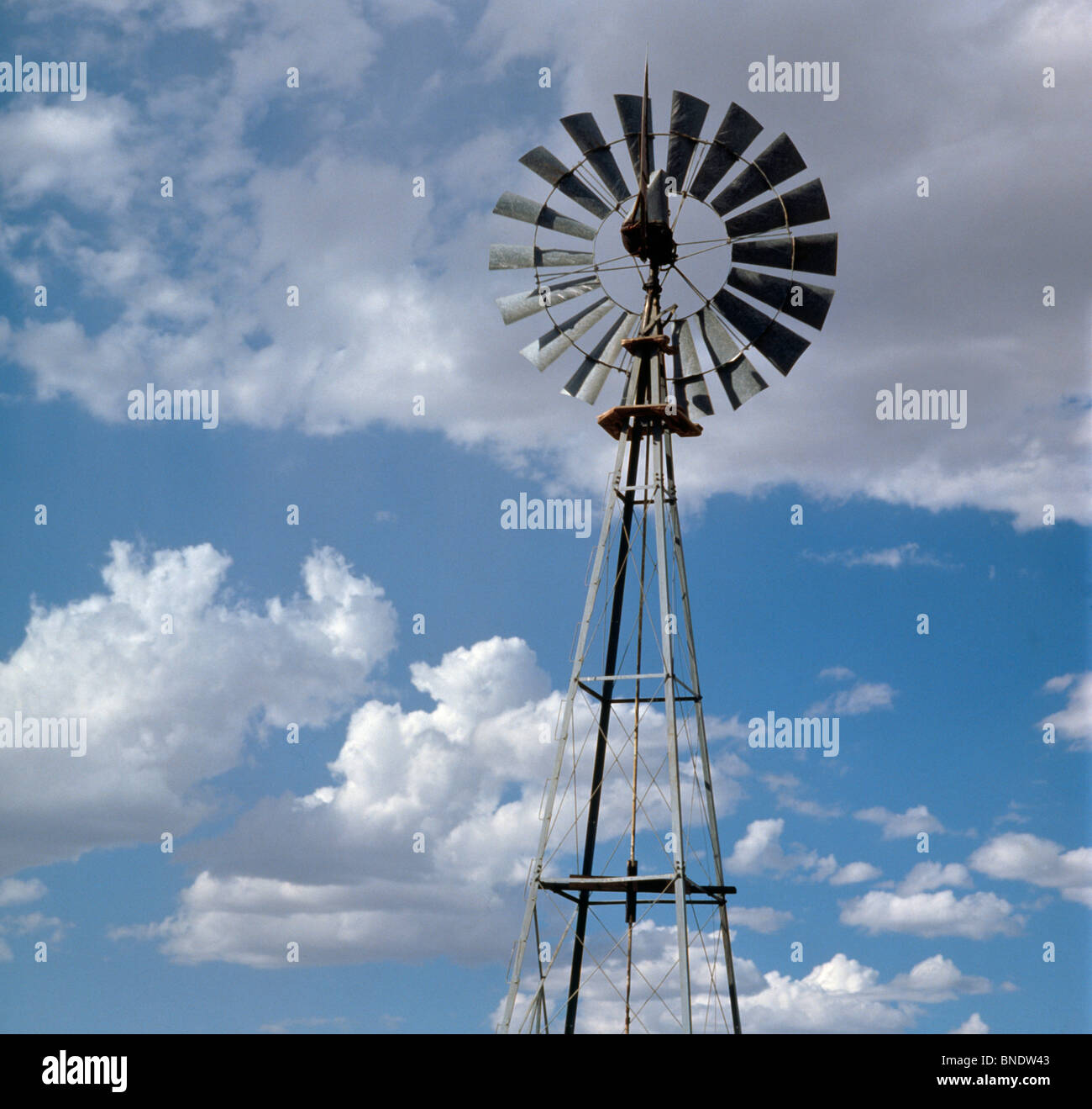 Windmill, Salt Basin, Texas, USA Stock Photo - Alamy