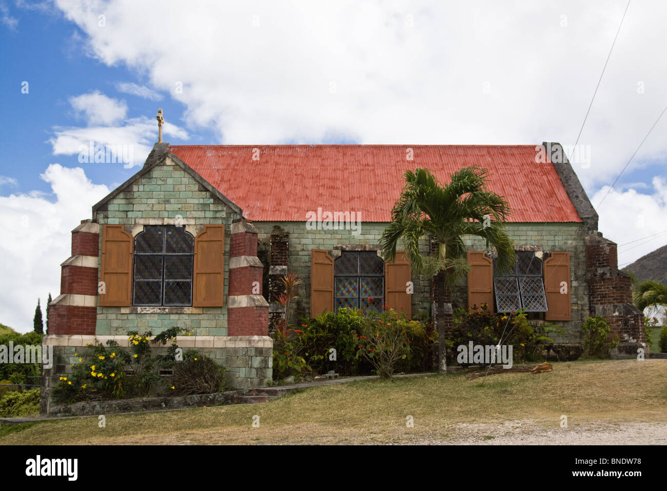 Caribbean harbour church hi-res stock photography and images - Alamy