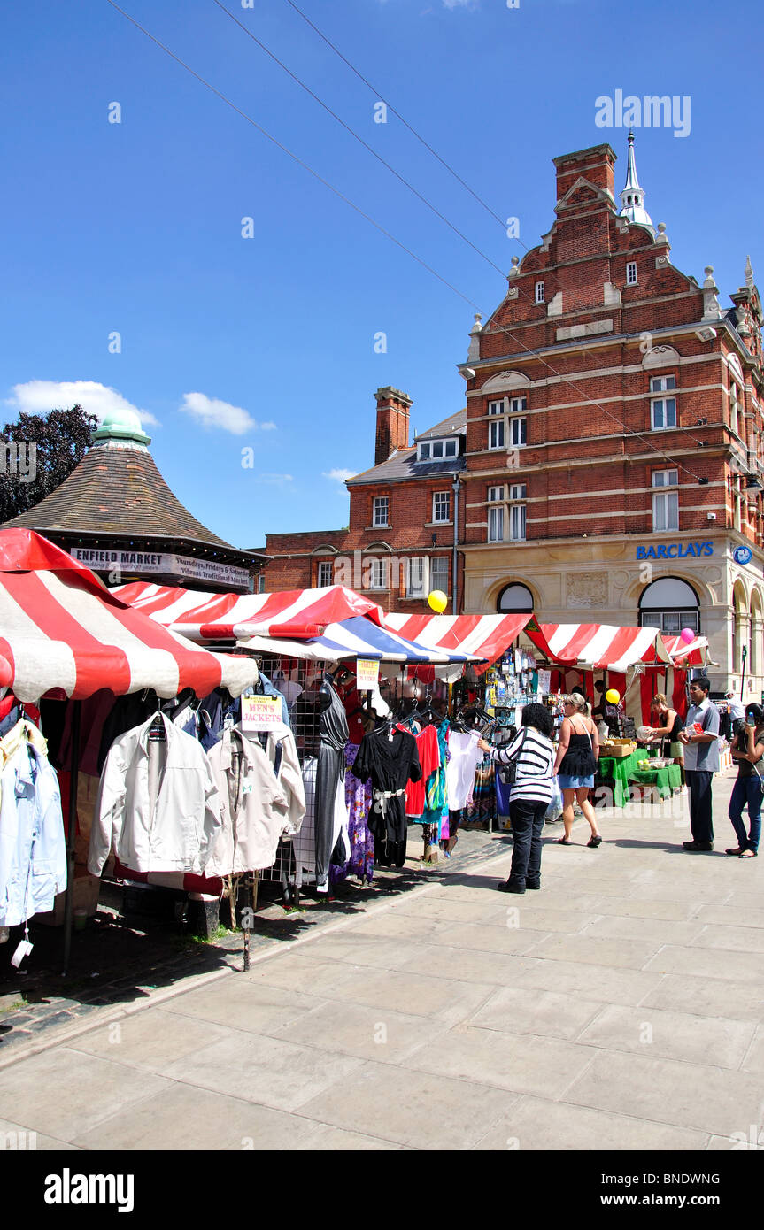 Enfield Market, Market Square, Enfield Town, London Borough of Enfield ...