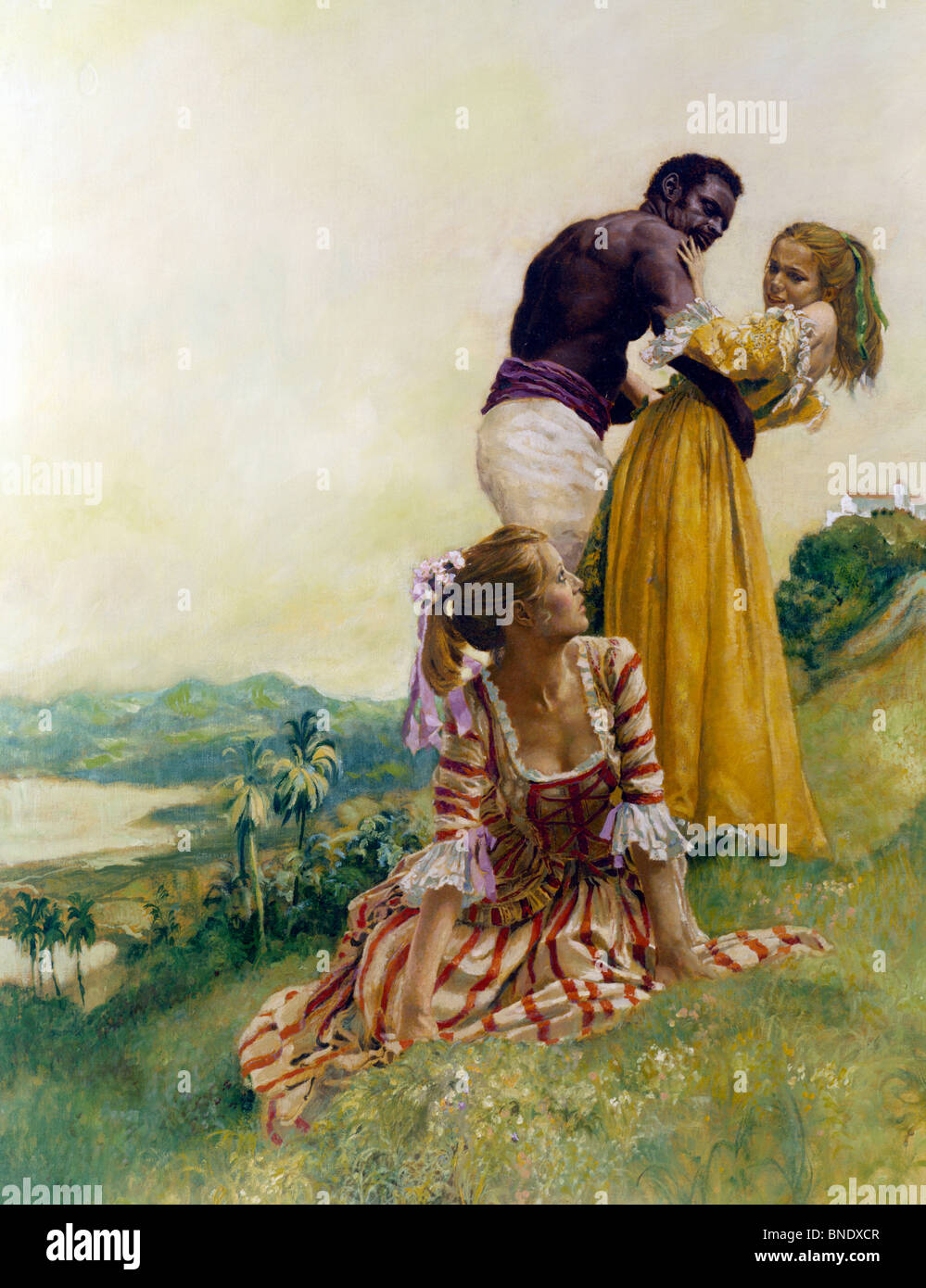 Woman envy couple kissing hi-res stock photography and images - Alamy