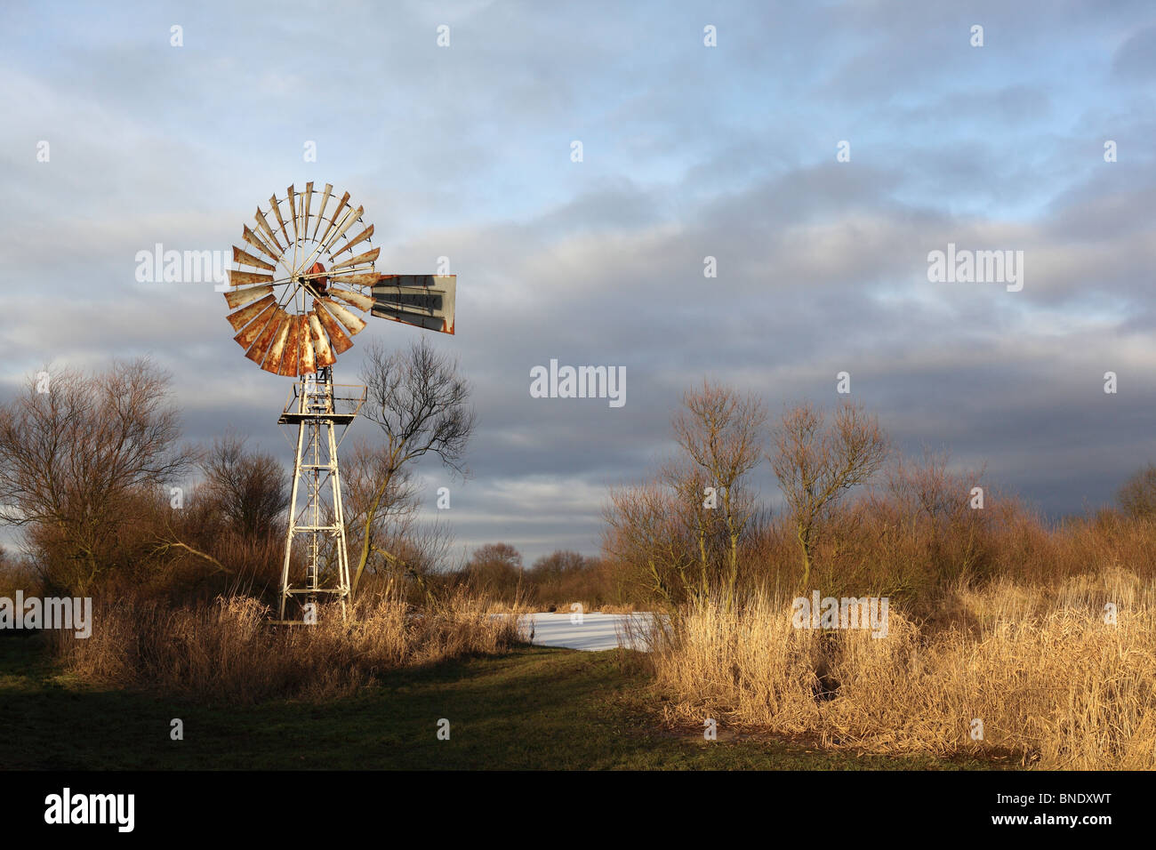 Rusty old windmill, Jan 2010 Stock Photo - Alamy
