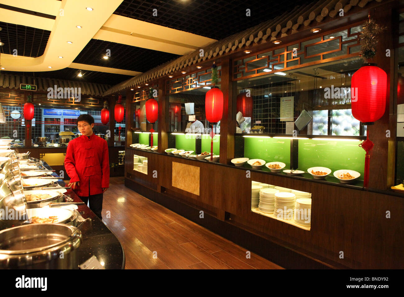 China, Beijing, Chinese restaurant buffet Stock Photo - Alamy