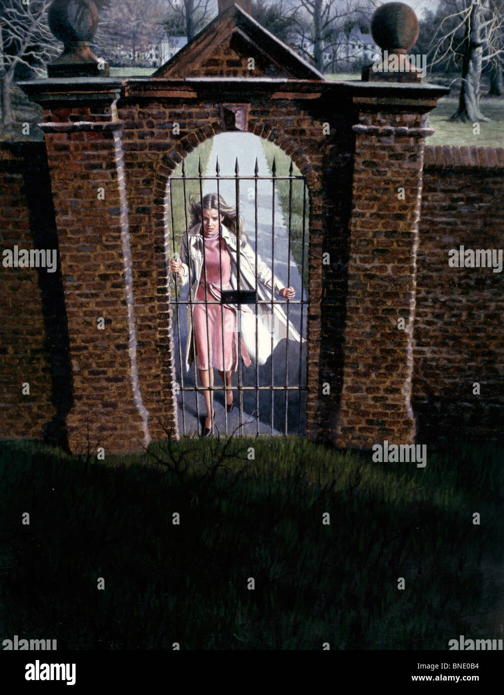 Behind gate hi-res stock photography and images - Alamy