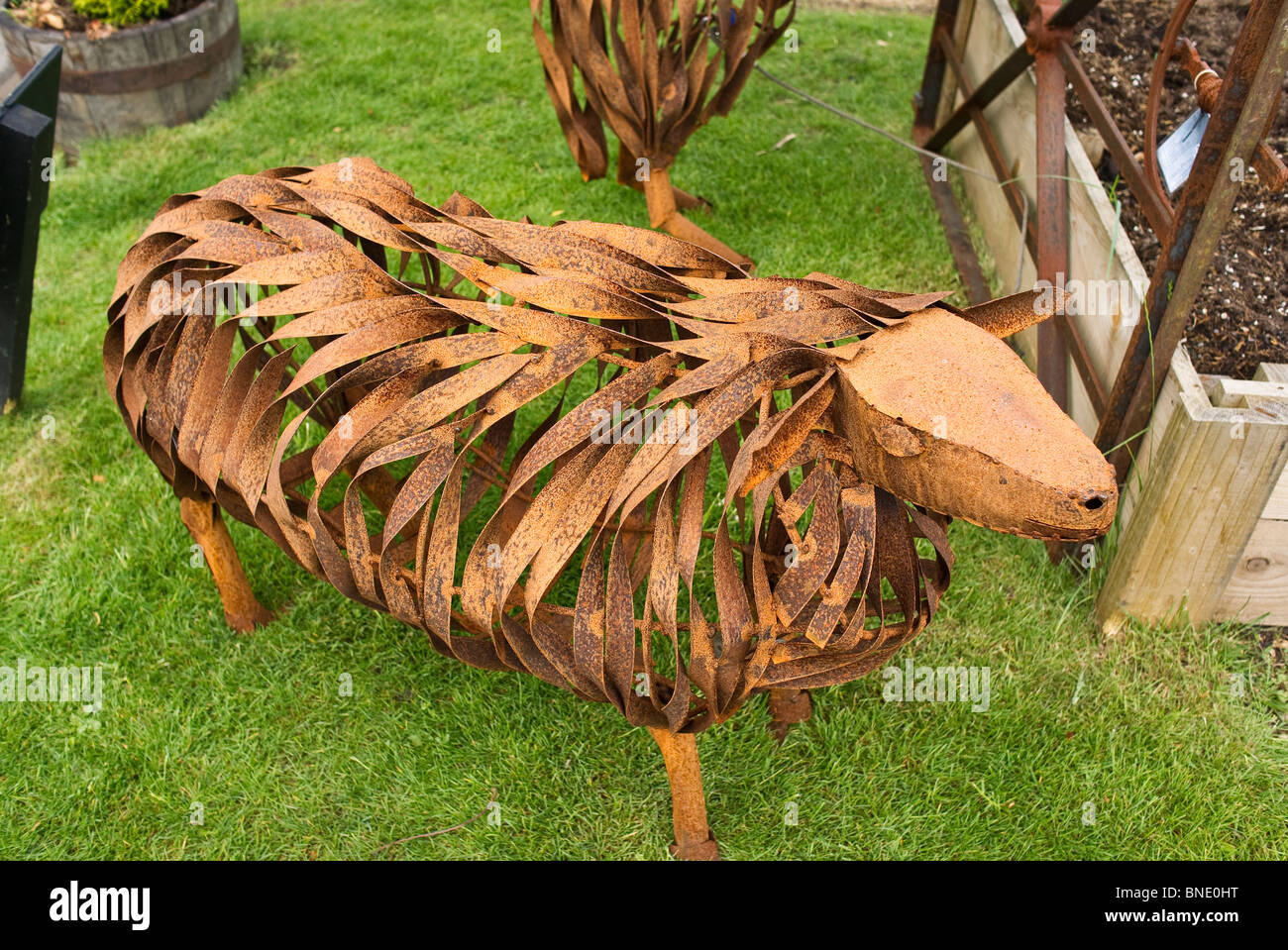 Metal artistic sheep presented as an example of artwork suitable for ...