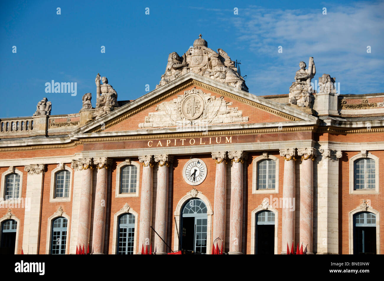 Capitole de Toulouse / the City Hall in the Place du Capitole, Toulouse ...