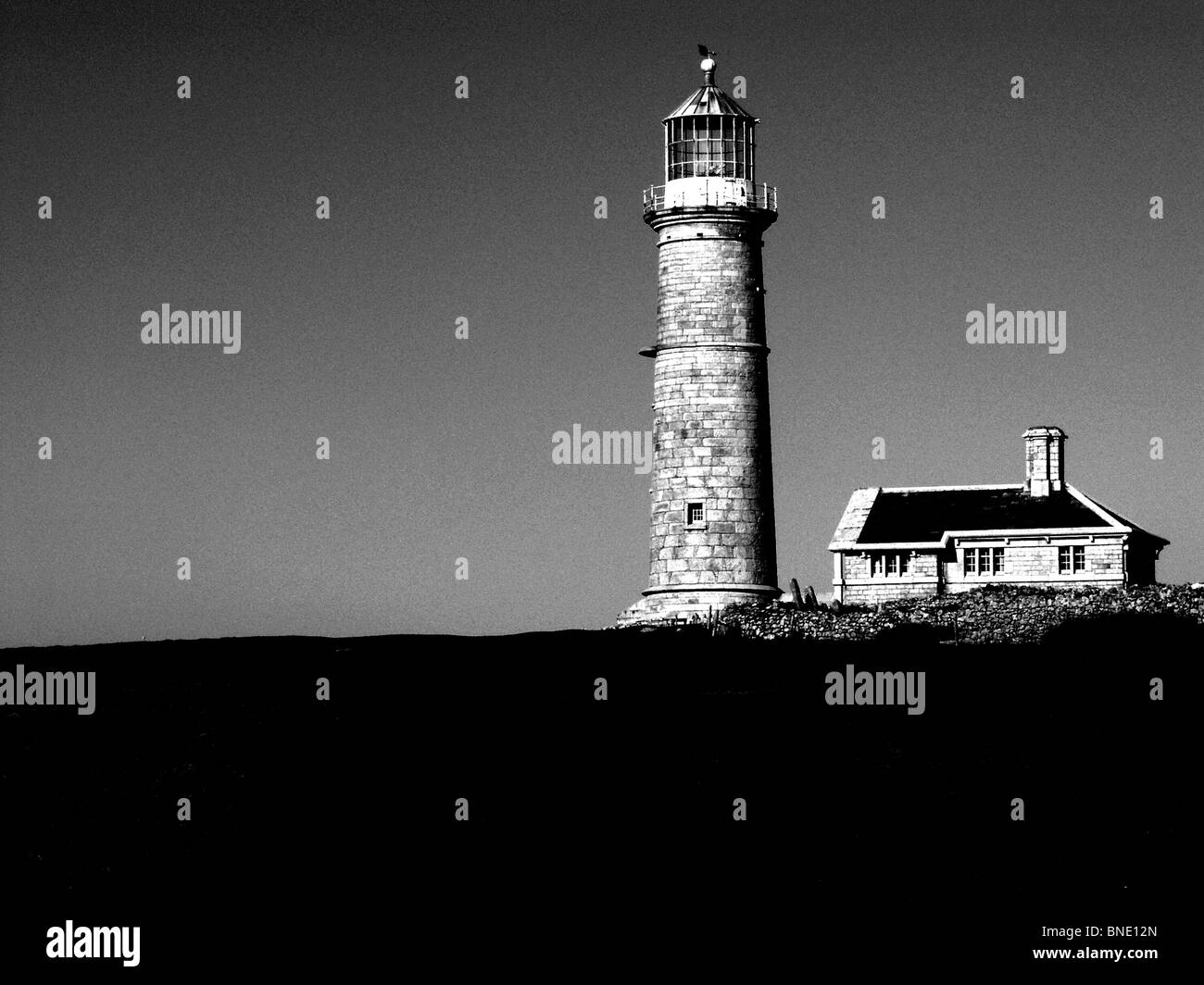 Lundy island lighthouse winter hi-res stock photography and images - Alamy