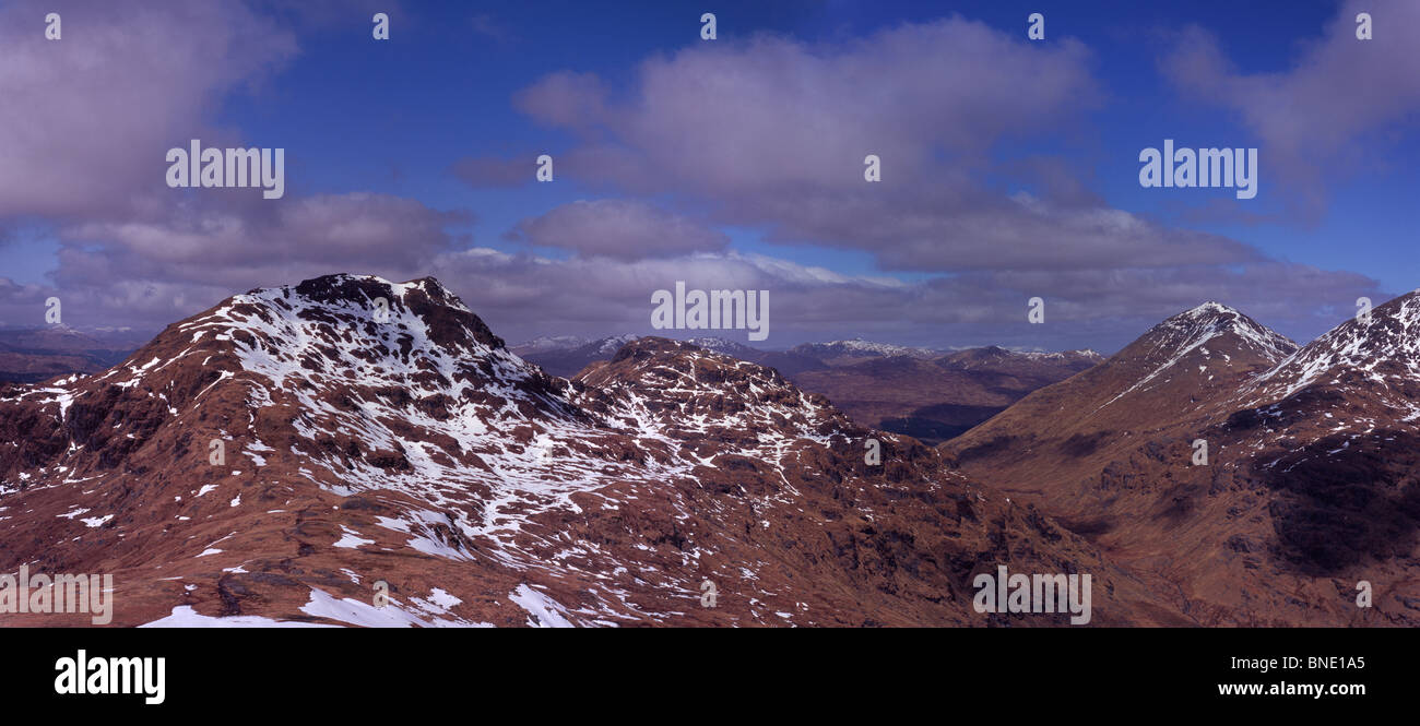 Panoramic view of Stob Garbh, Ben More and Stobinian, Southern ...