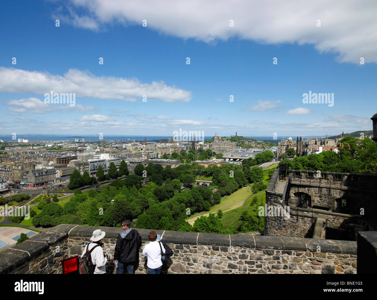 View from edinburgh castle hi-res stock photography and images - Alamy