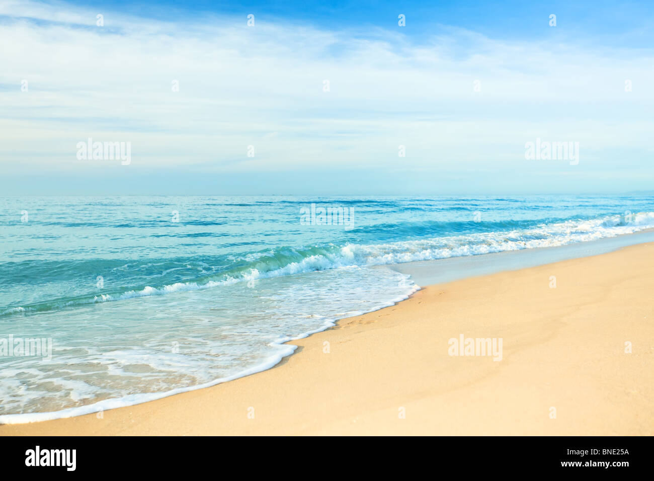 Long sandy beach cove in hi-res stock photography and images - Alamy