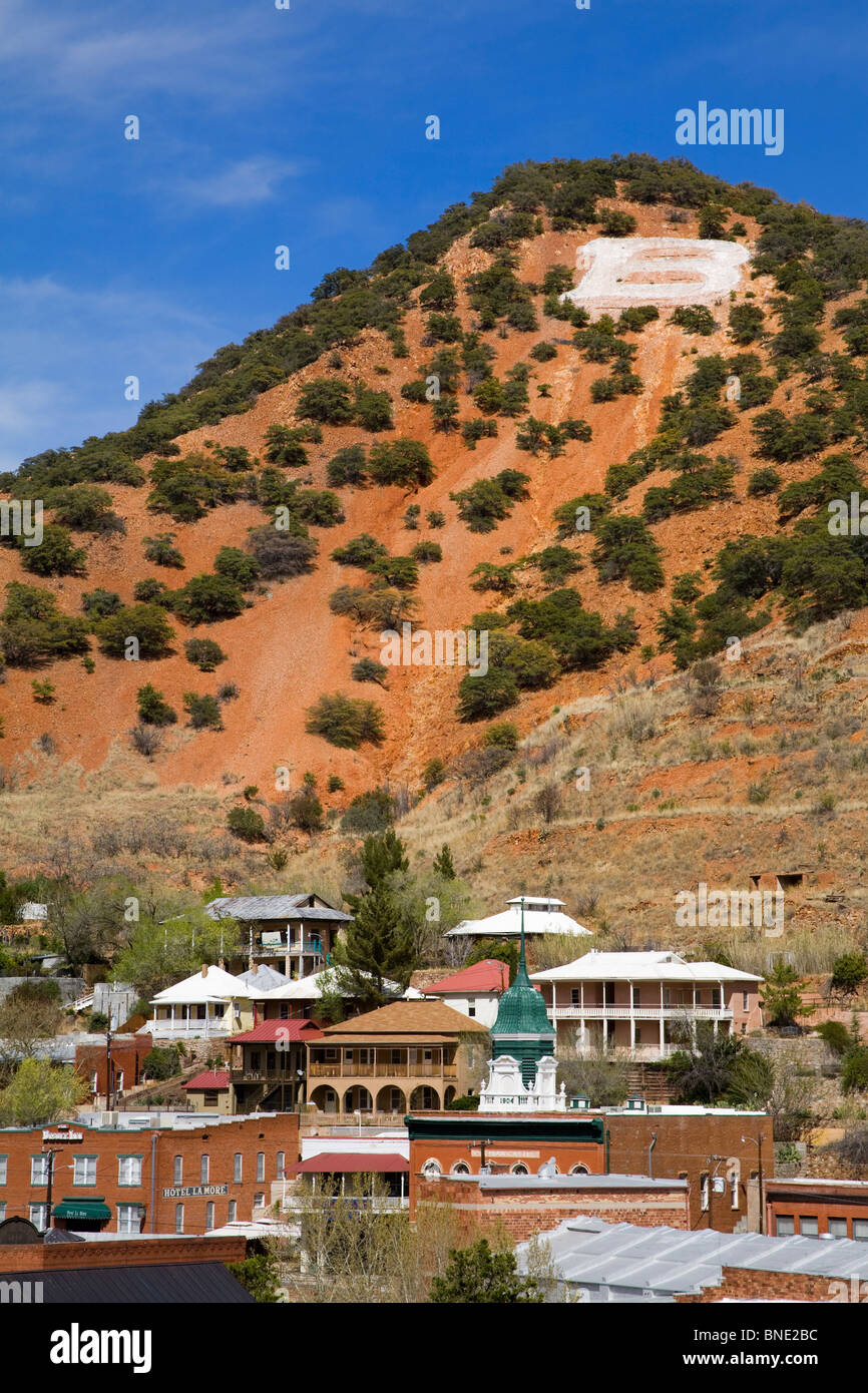 Houses in a mining town, Historic District, Bisbee, Cochise County ...