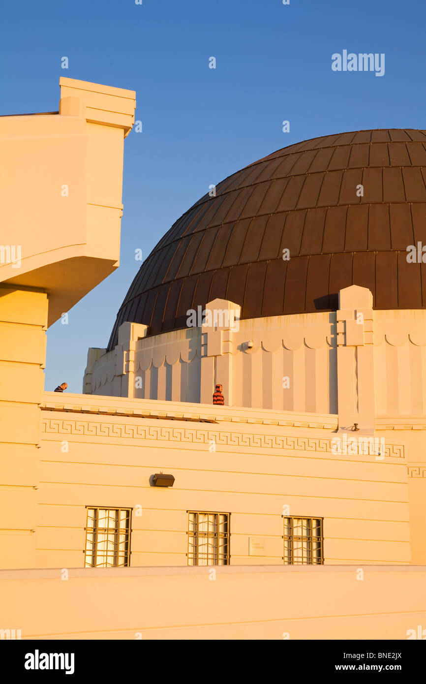High section view of a building, Griffith park Observatory, Los Angeles ...