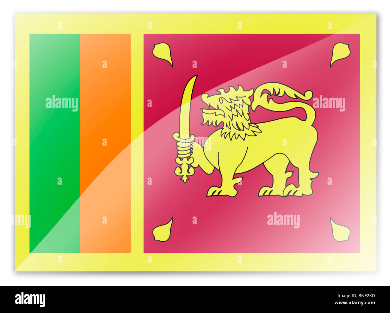 Sri lanka flag hi-res stock photography and images - Alamy