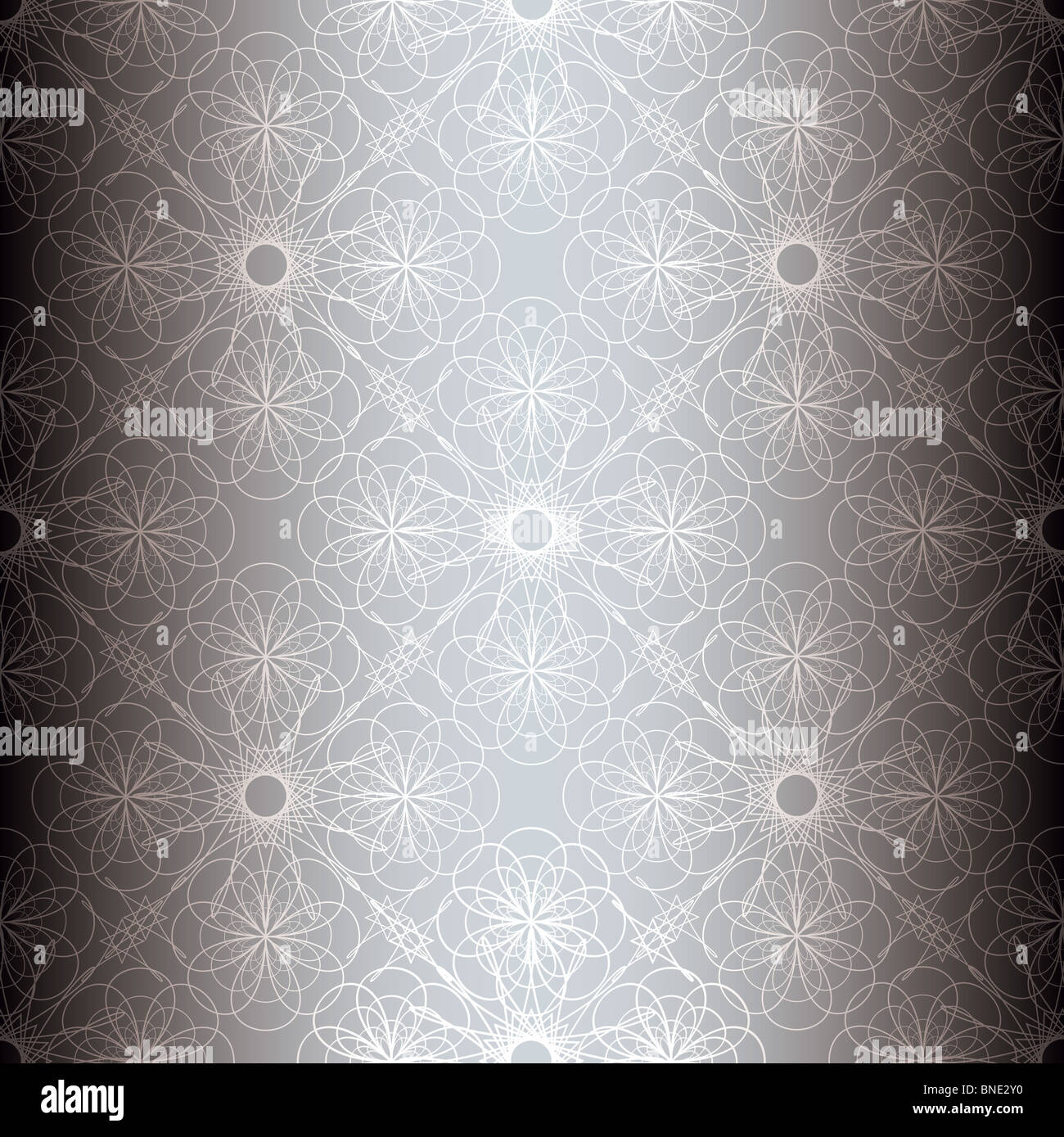 Silver floral wallpaper hi-res stock photography and images - Alamy