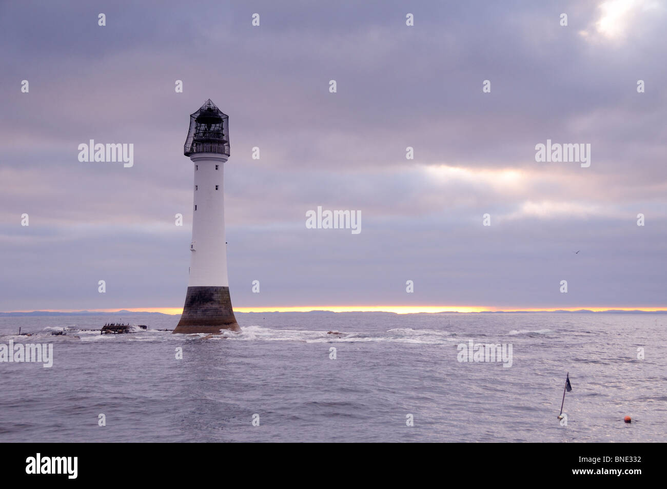 Bell rock lighthouse scotland stevenson hi-res stock photography and ...